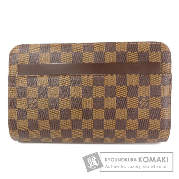 Louis Vuitton | Bags | Louis Vuitton Saint Damier Ebene Brown Shoulder ...